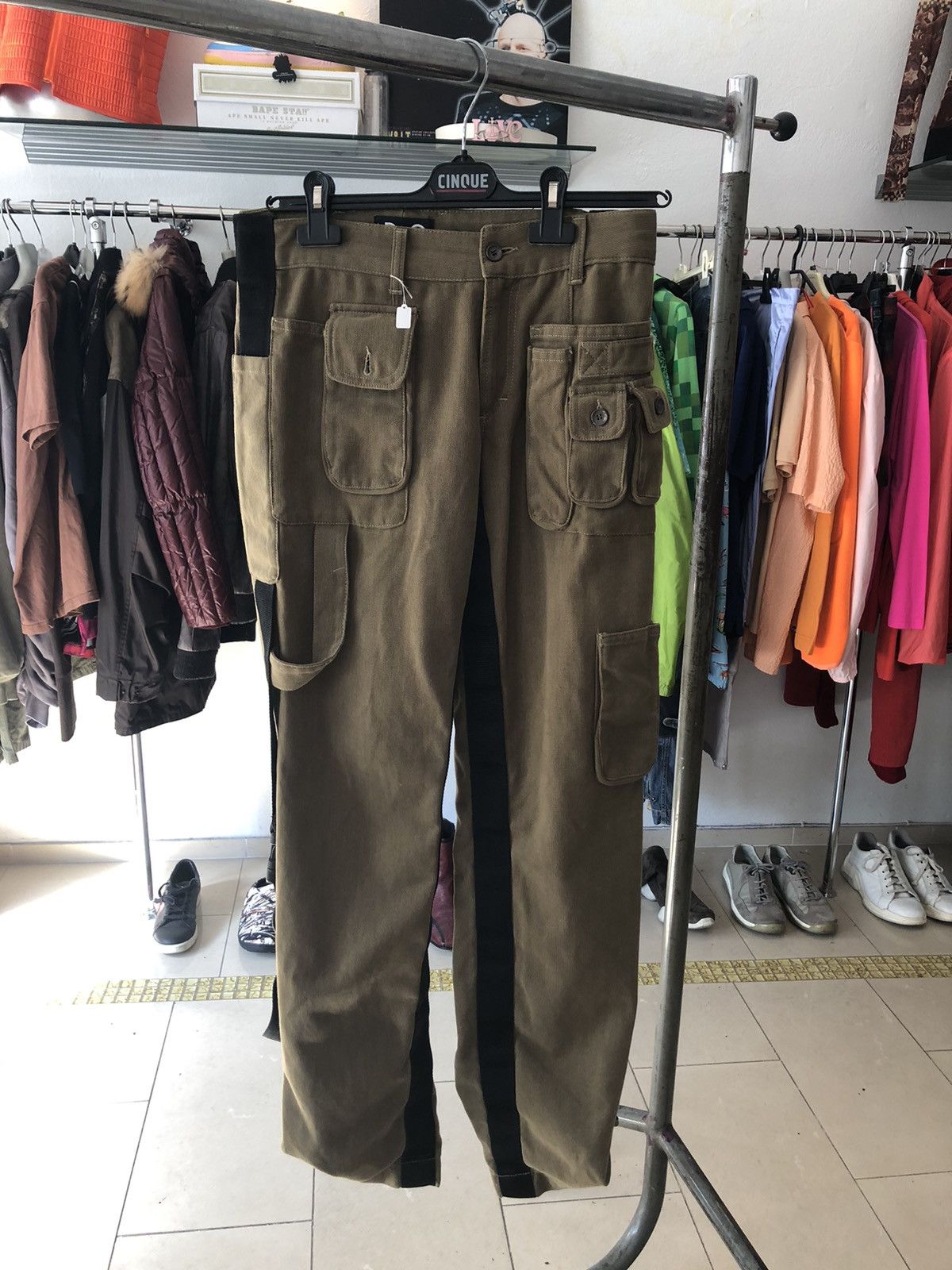 Dolce & Gabbana 2003 Bondage parachute cargo military pants | Grailed
