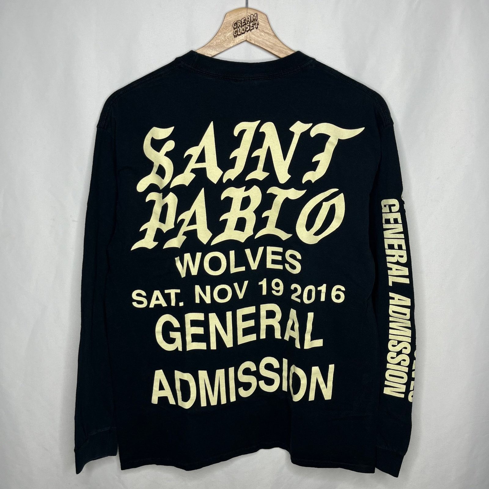 Kanye West Yeezy Season Ye Life of Saint Pablo Wolves Tour Merch M ...