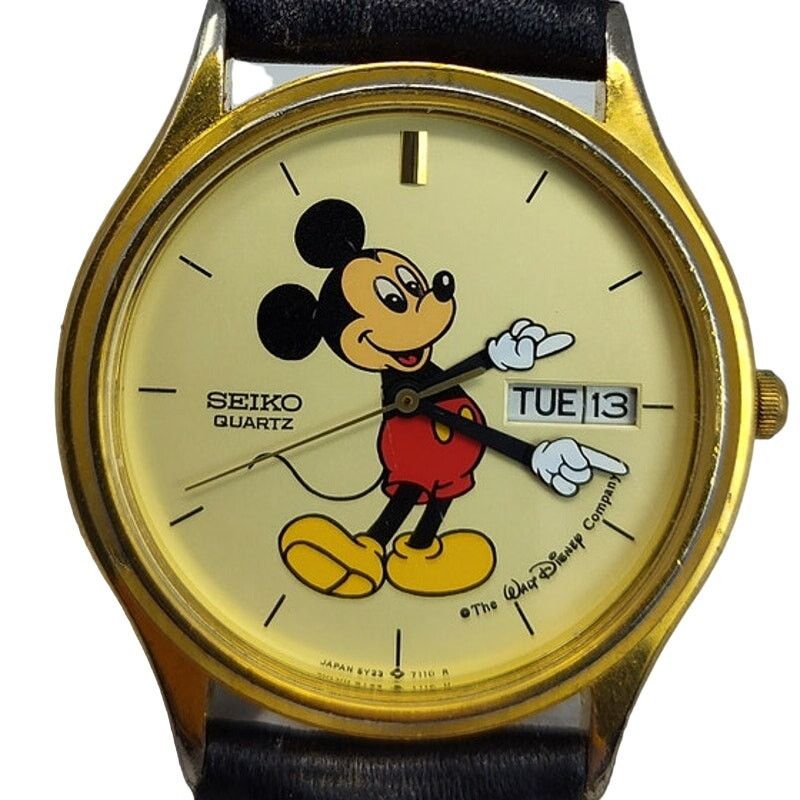 Disney Vintage Rare Seiko Quartz Mickey Mouse Watch | Grailed