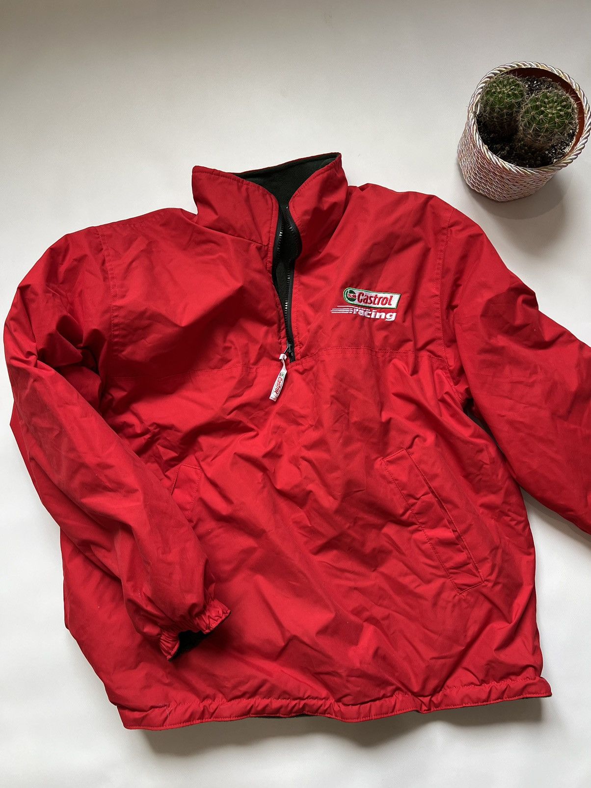 Vintage Vintage Castrol Racing Jacket Reversible Fleece Anorak | Grailed