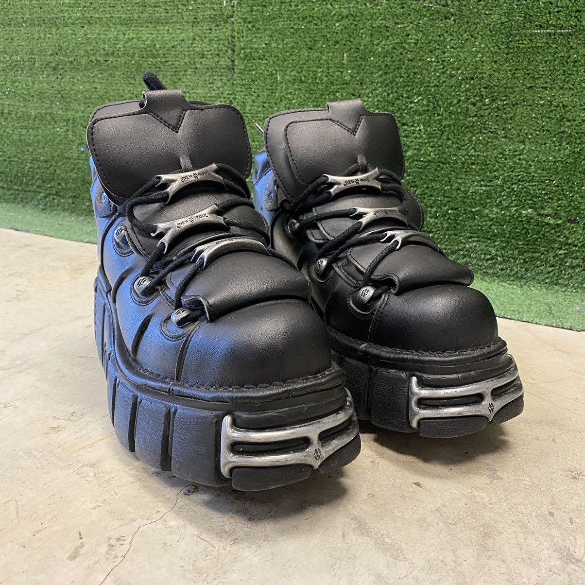 New Rock New Rock Tower Ankle Boots | Grailed