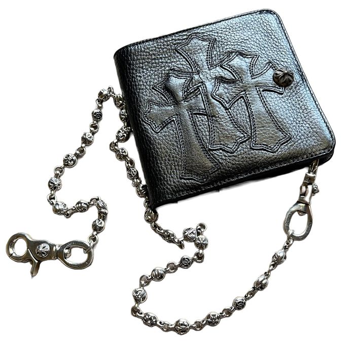 Chrome Hearts Chrome Hearts Triple Cross Bi Fold Wallet | Grailed