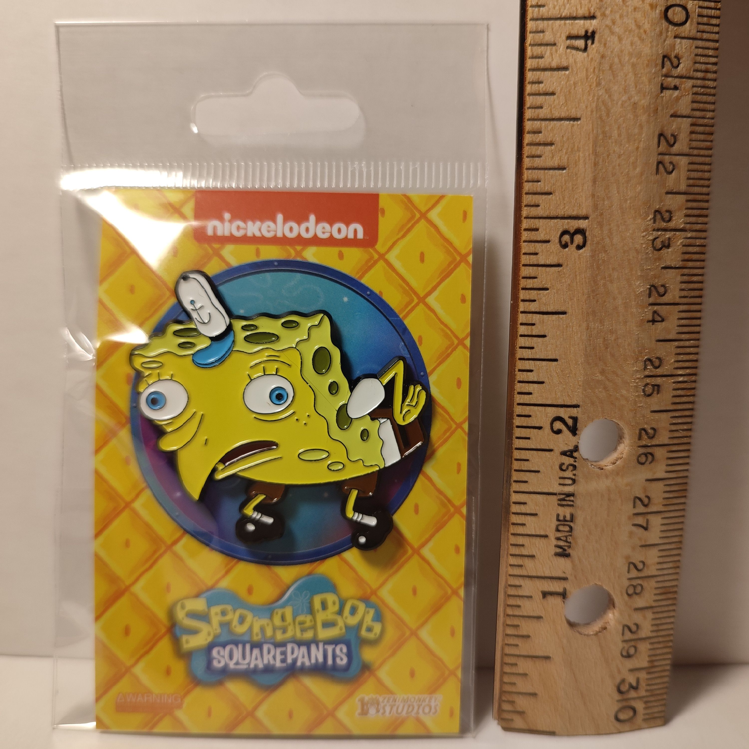 Other Spongebob Squarepants Spongemock Meme Enamel Pin | Grailed