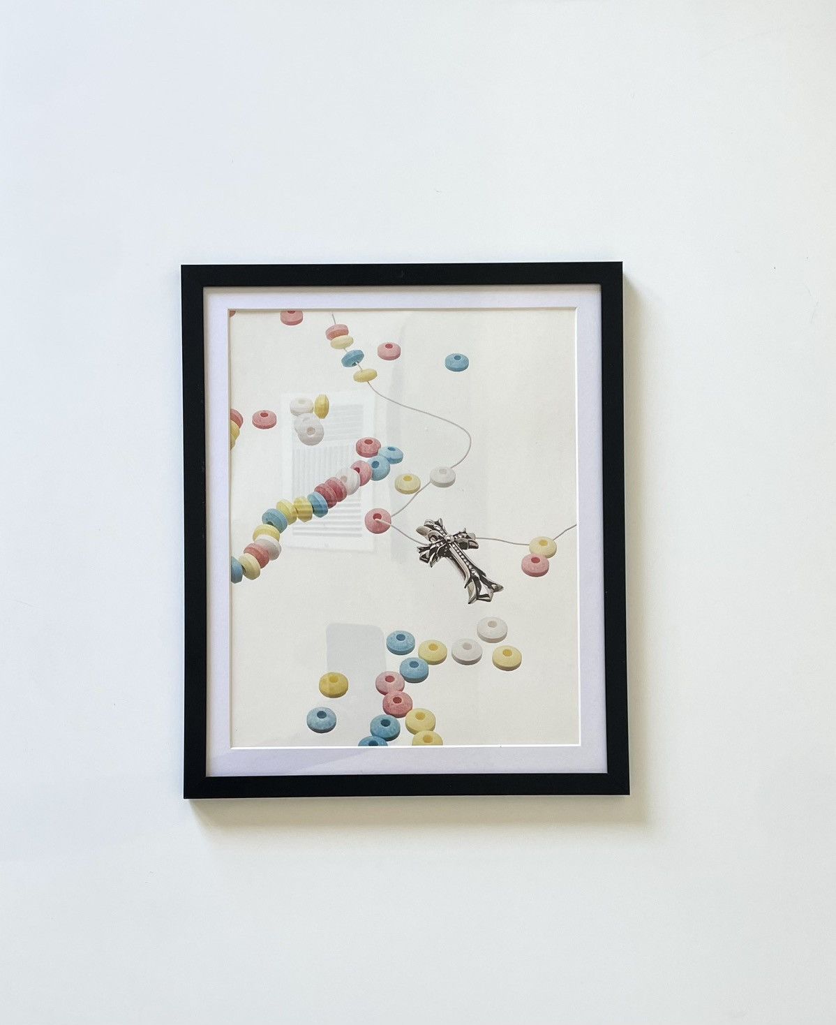Chrome Hearts Chrome Hearts candies with cross 9x11 poster framed | Grailed