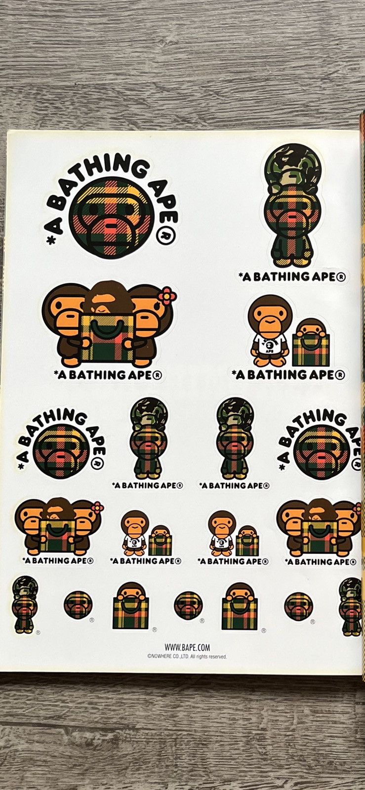Bape A Bathing Ape Magazine Winter 2008 + stickers | Grailed