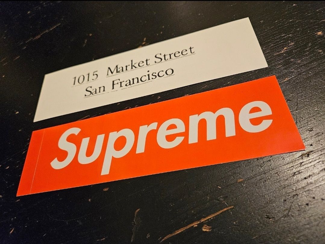 Supreme Supreme San Francisco box logo sticker FW19 + FREE SURPRISE ...