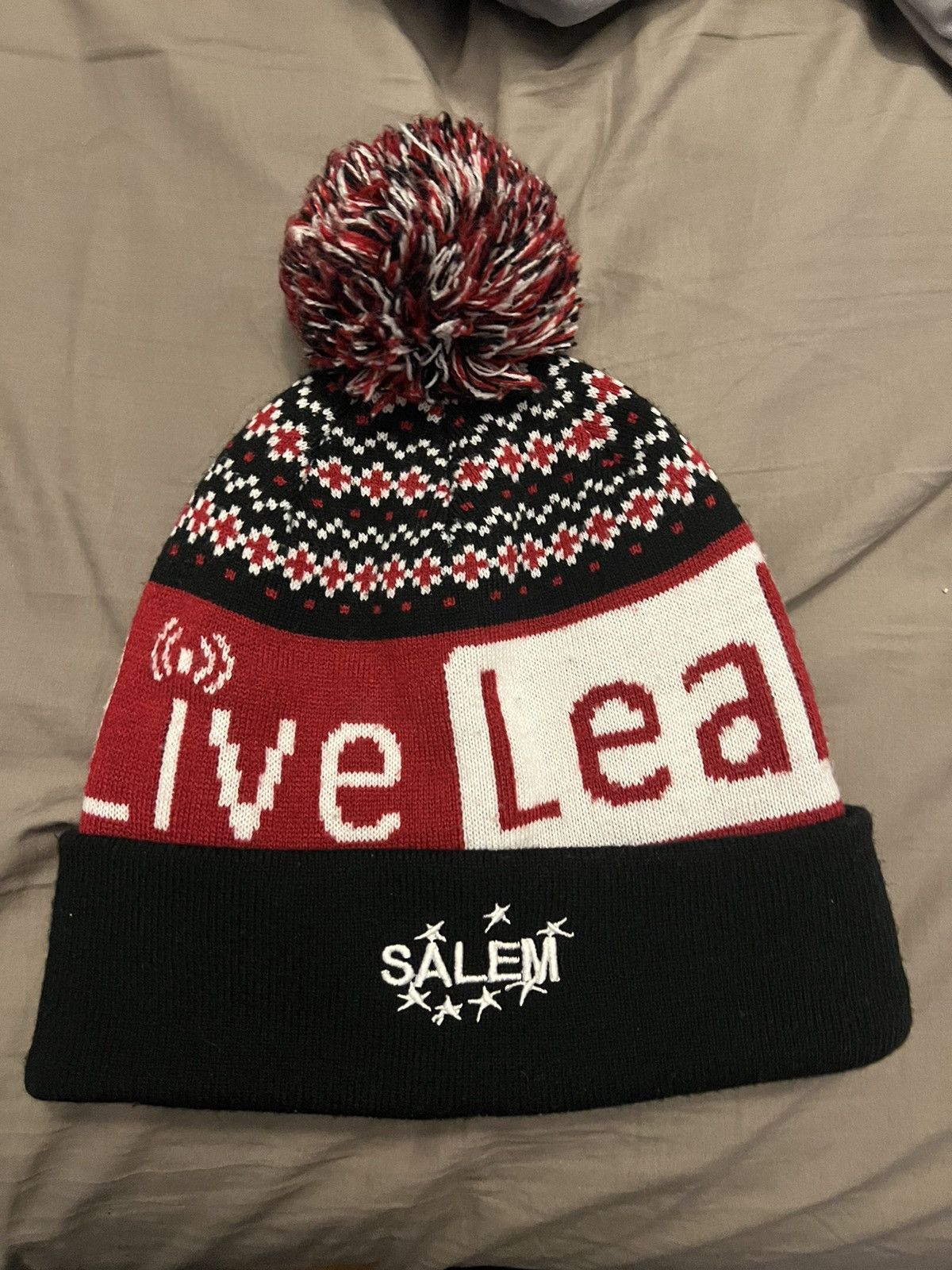 Drain Gang × S4LEM × Sad Boys Salem Liveleak Beanie | Grailed