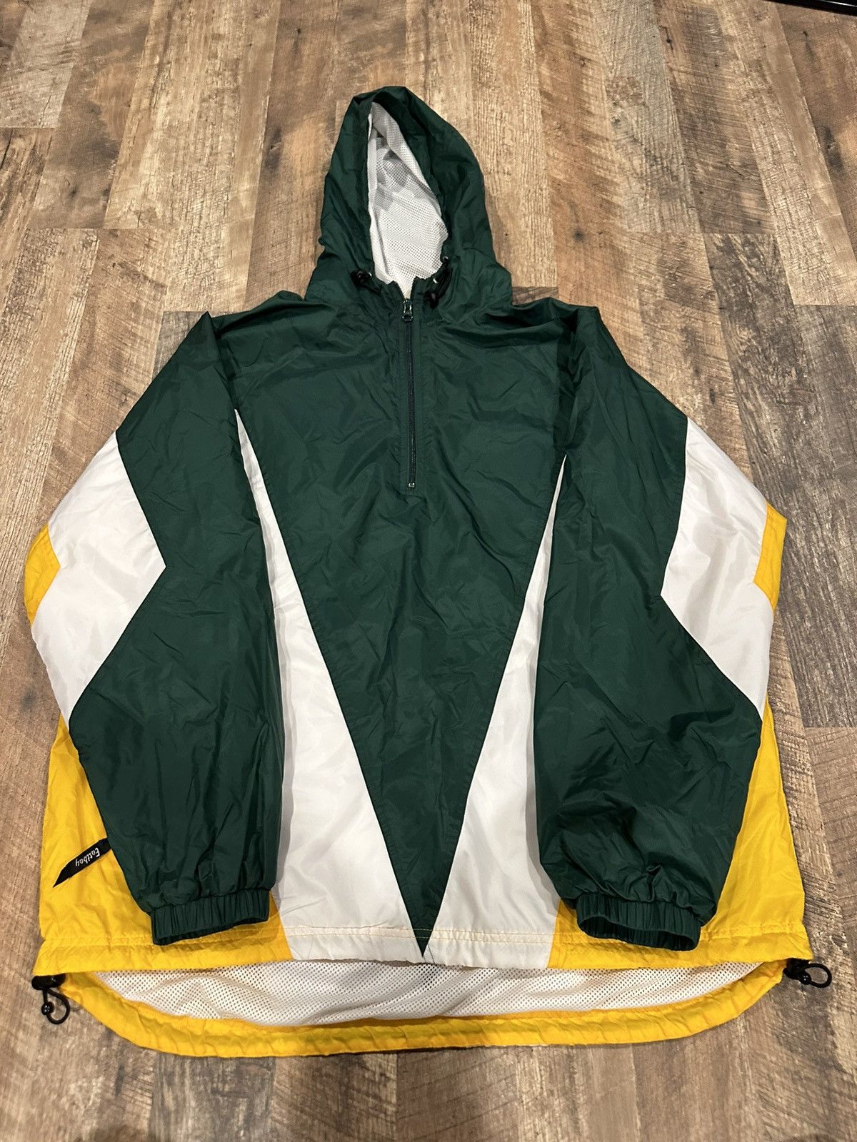 Streetwear × Vintage Vintage Y2K Eastbay Windbreaker Jacket 1/4 Zip ...