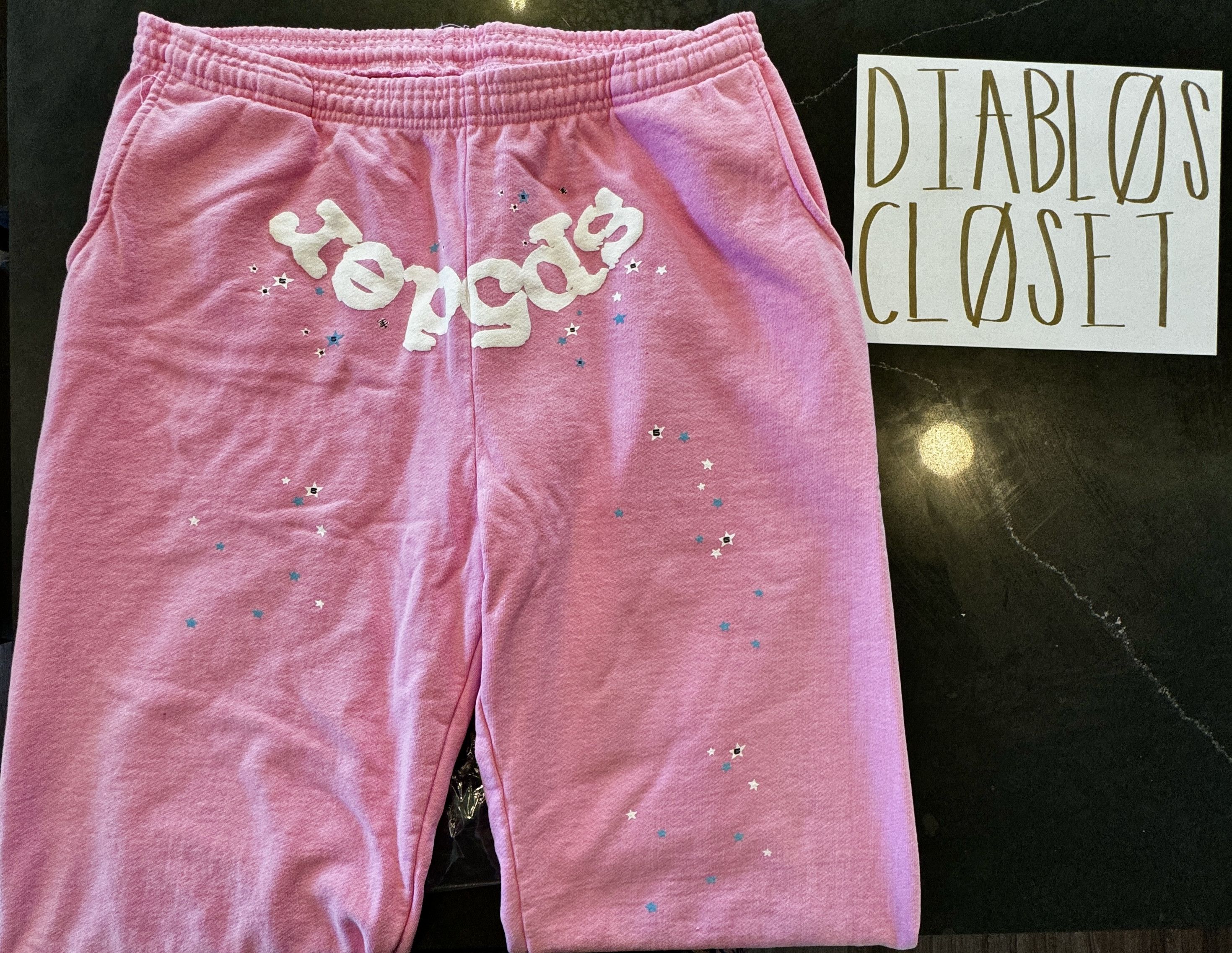 Spider Worldwide Og web pink sweatpants | Grailed