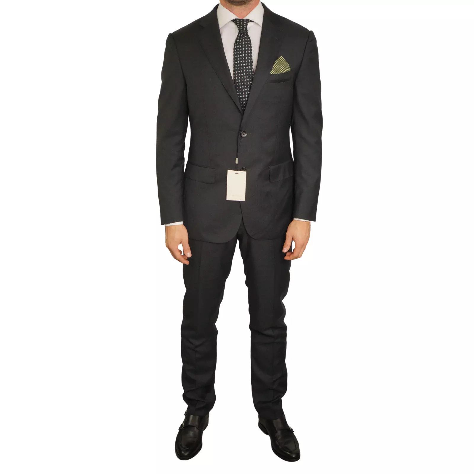 Suitsupply Men Suitsupply Suit Napoli Charcoal Grey Pure Wool UK/US44S ...
