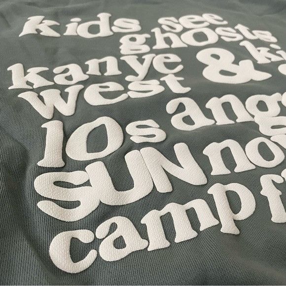 Designer NEW KSG KIDS SEE GHOSTS KANYE WEST GLACIER HOODIE XL | Grailed