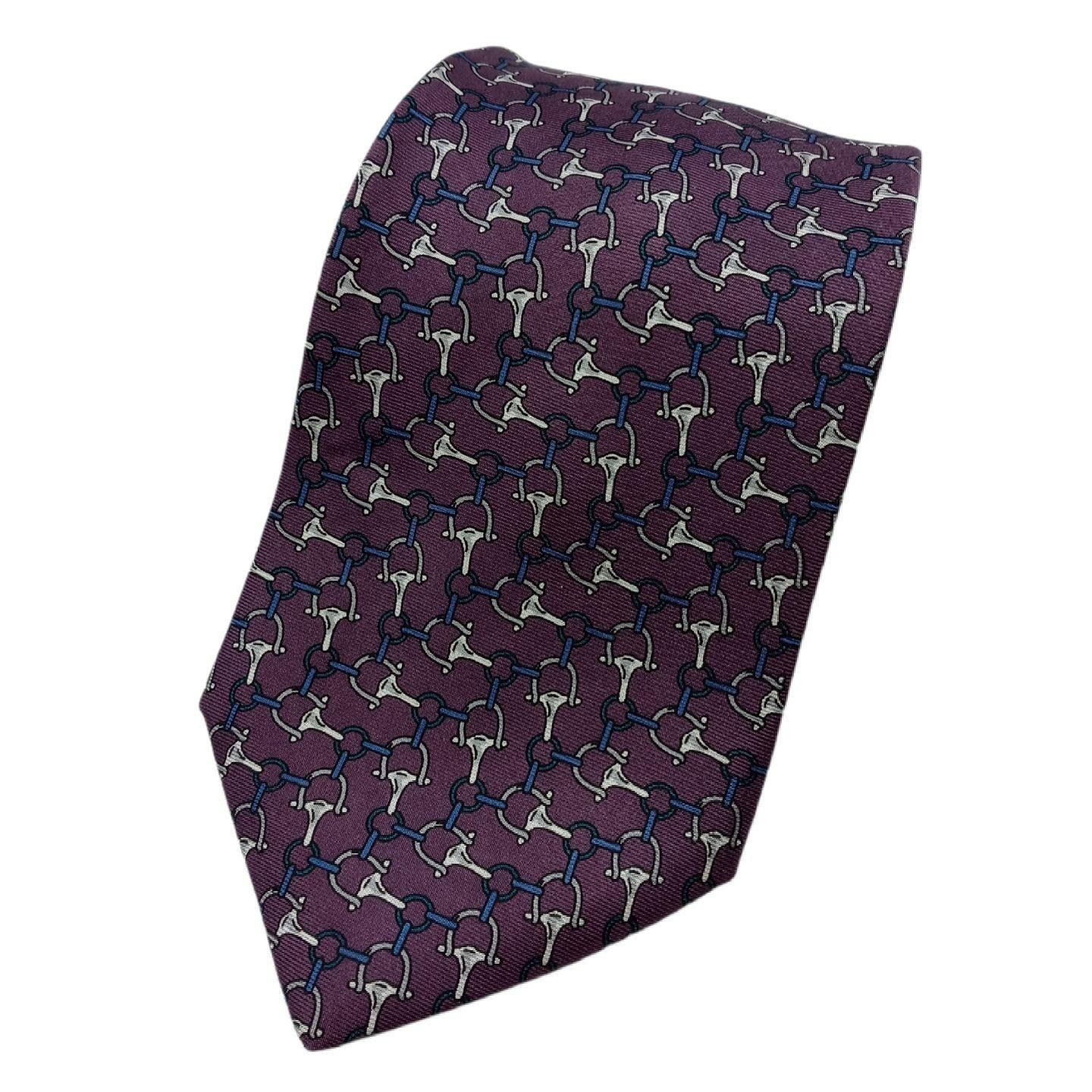 Bert Pulitzer Bert Pulitzer Purple Tie Links Silk USA | Grailed