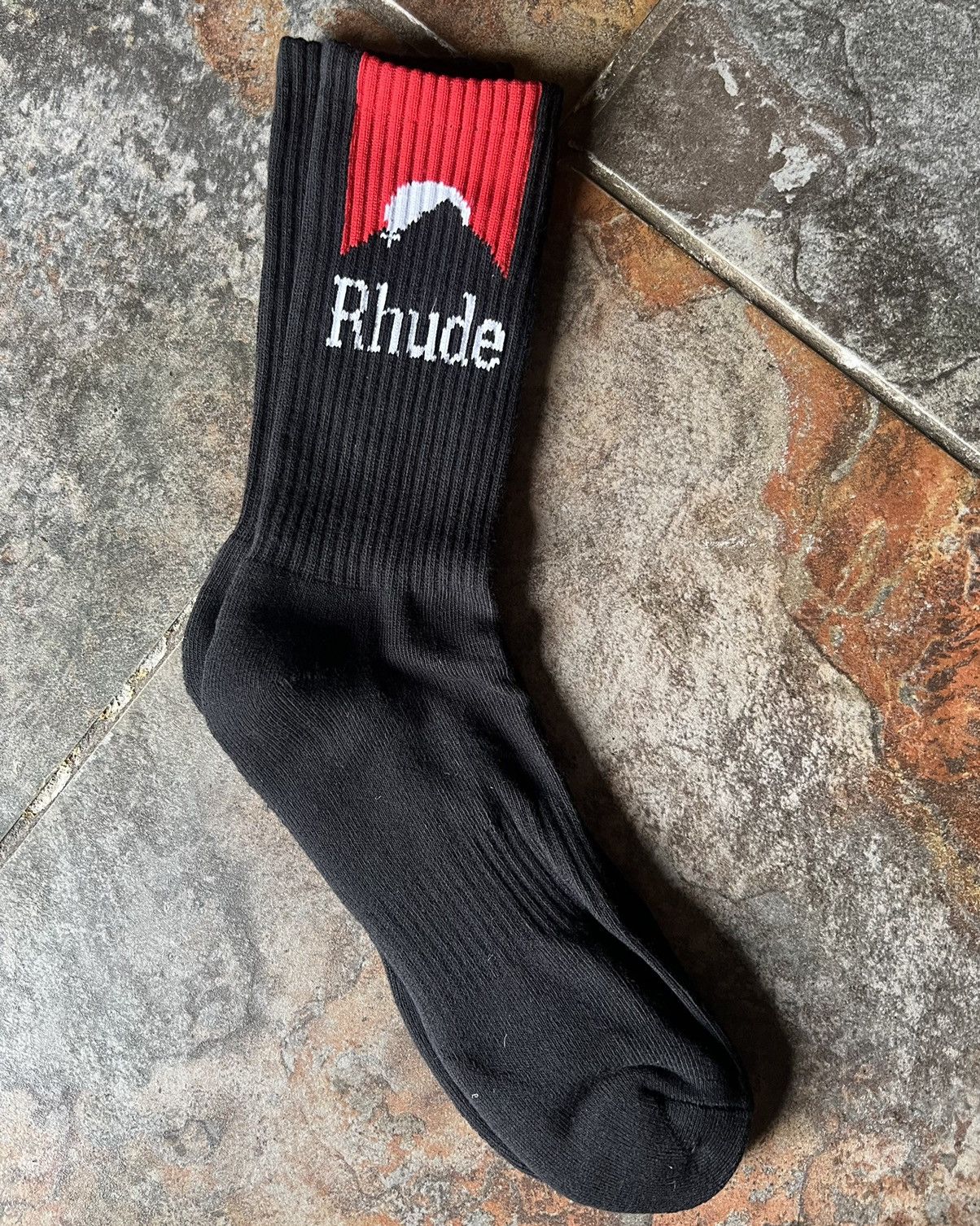 Rhude Rhude Logo Socks | Grailed