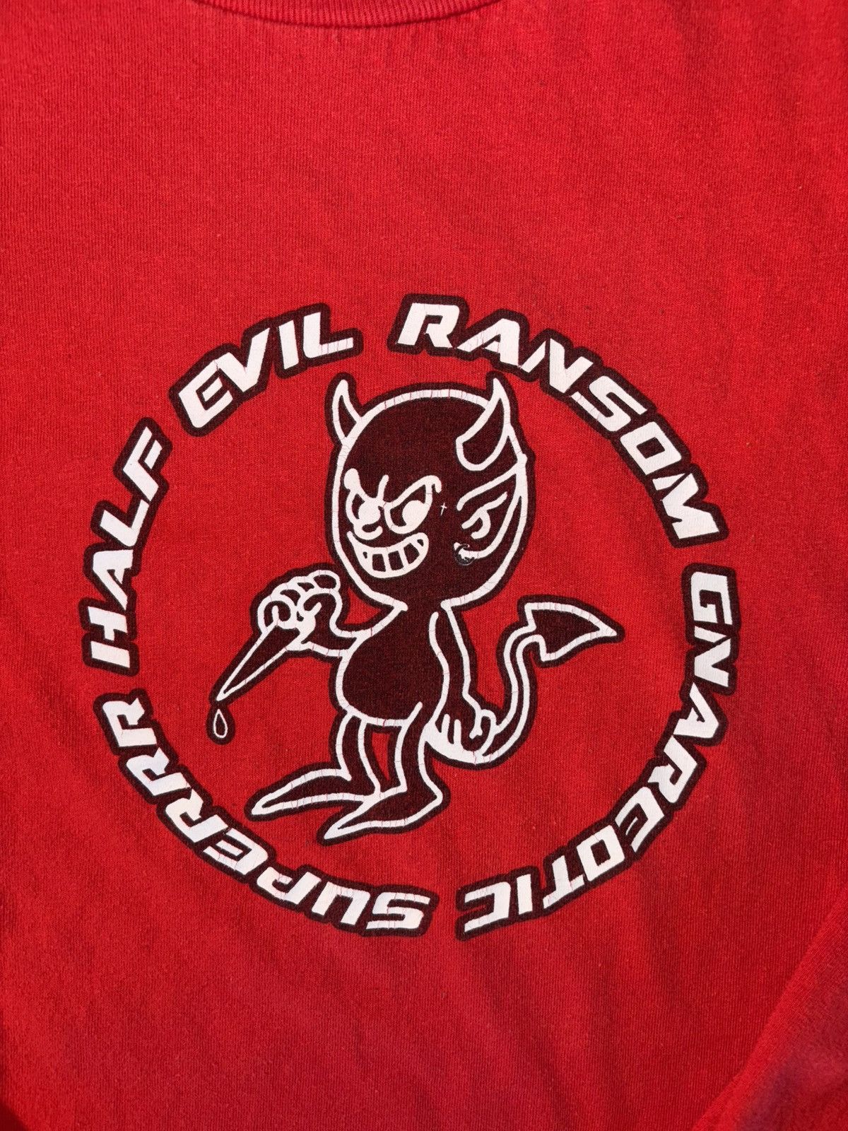 Half Evil × Ransom Clothing Half Evil Ransom Gnarcotic Devil Skate Long ...