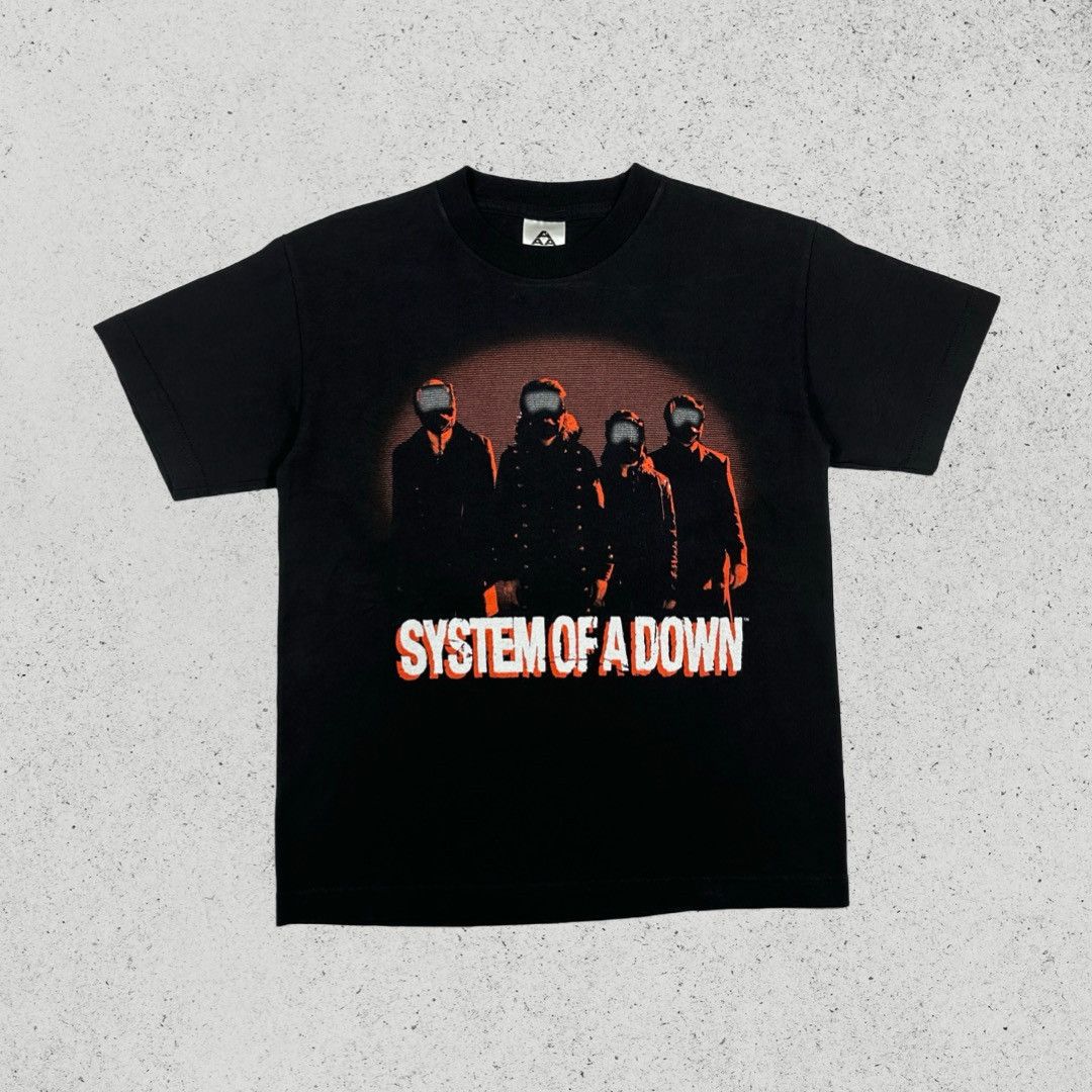 Band Tees × Vintage Vintage Y2K System Of A Down 2000s Band T Shirt ...