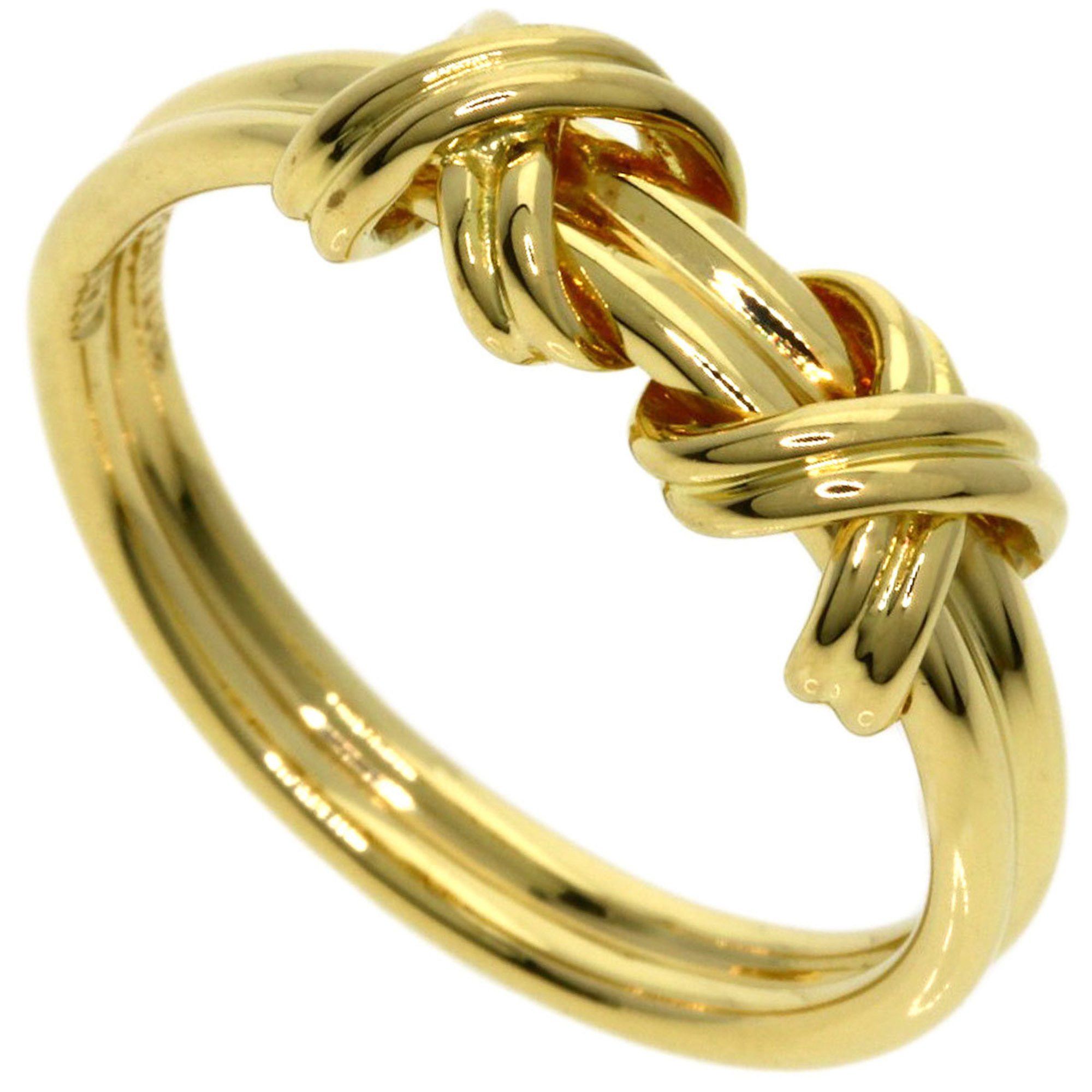 Tiffany & Co. Tiffany Double Signature Ring, 18K Yellow Gold, Women's ...