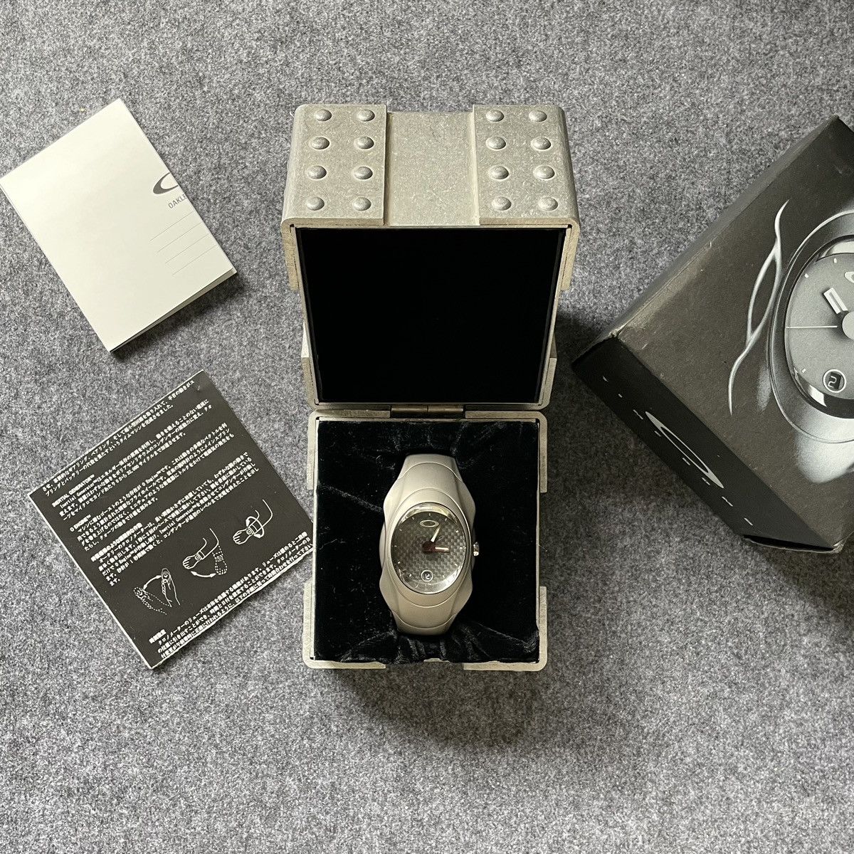 Oakley Oakley Timebomb 1998 Titanium Carbon Watch | Grailed