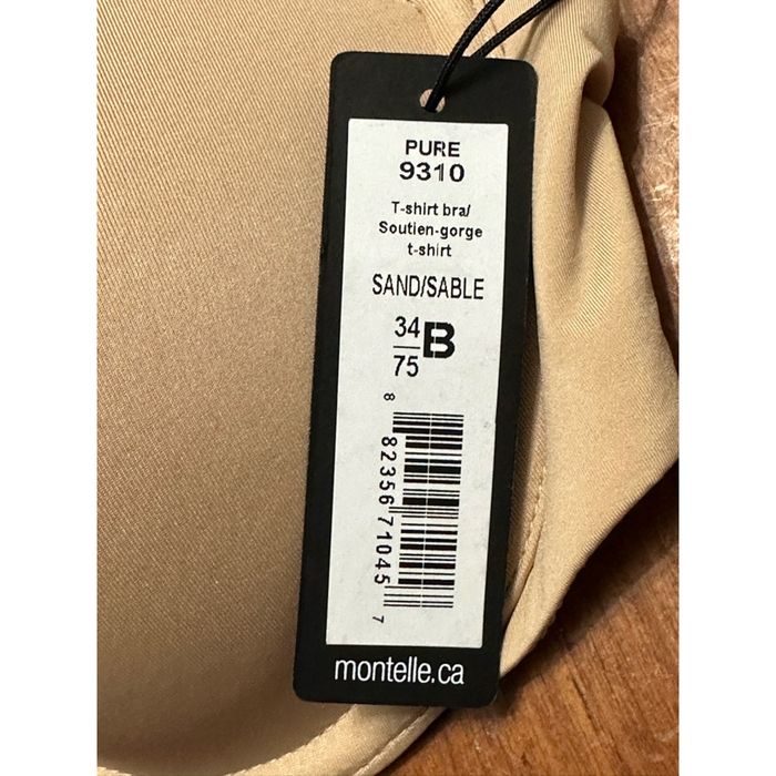 Unlisted Montelle Intimates TShirt Bra Beige Adjustable Strap 34B New ...