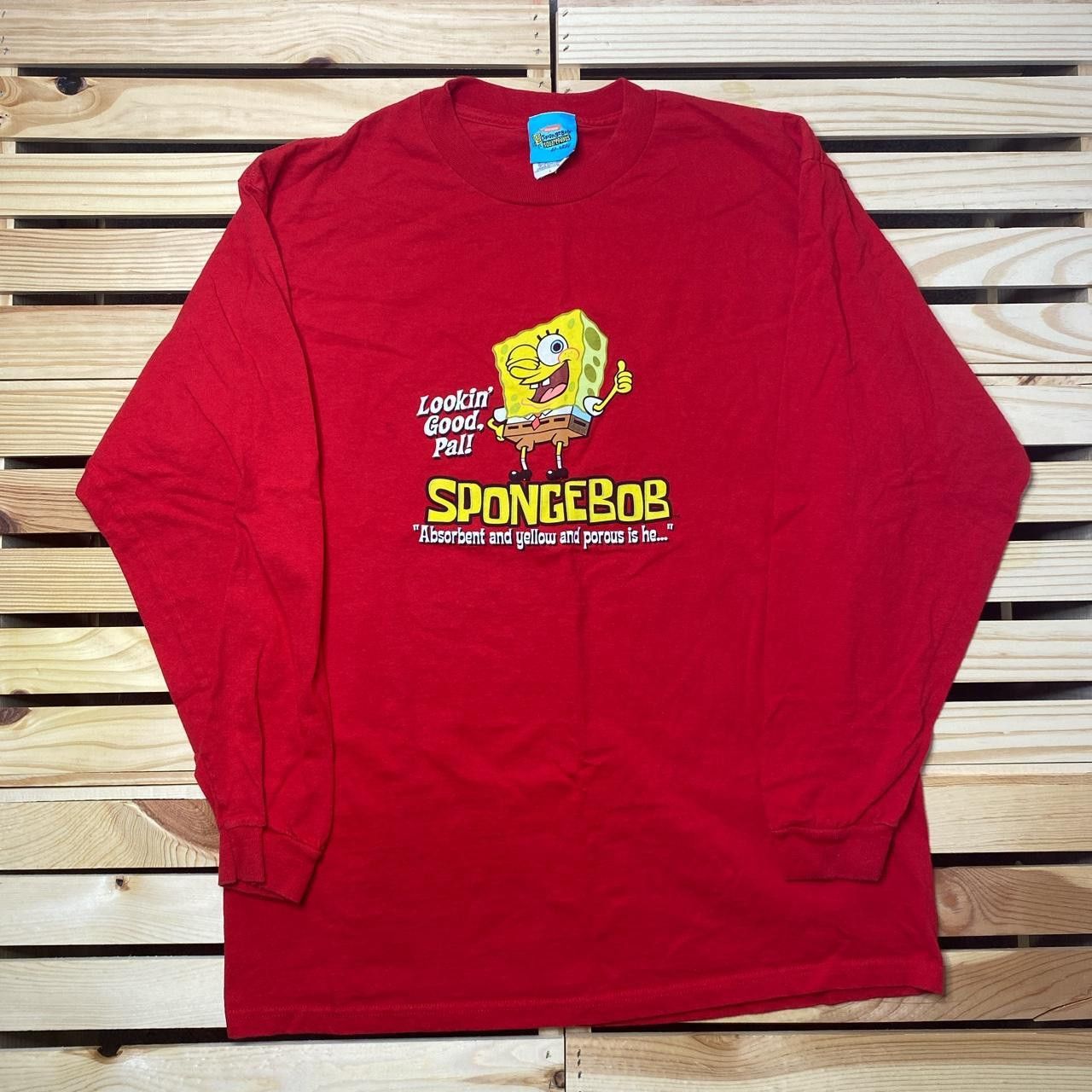 Other Vintage Spongebob Squarepants Red Cartoon Tee Size Large | Grailed