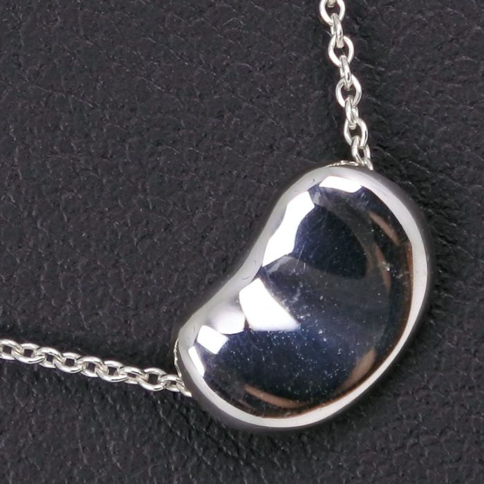 Tiffany & Co. TIFFANY&Co. Tiffany Bean Necklace Elsa Peretti Silver 925 ...