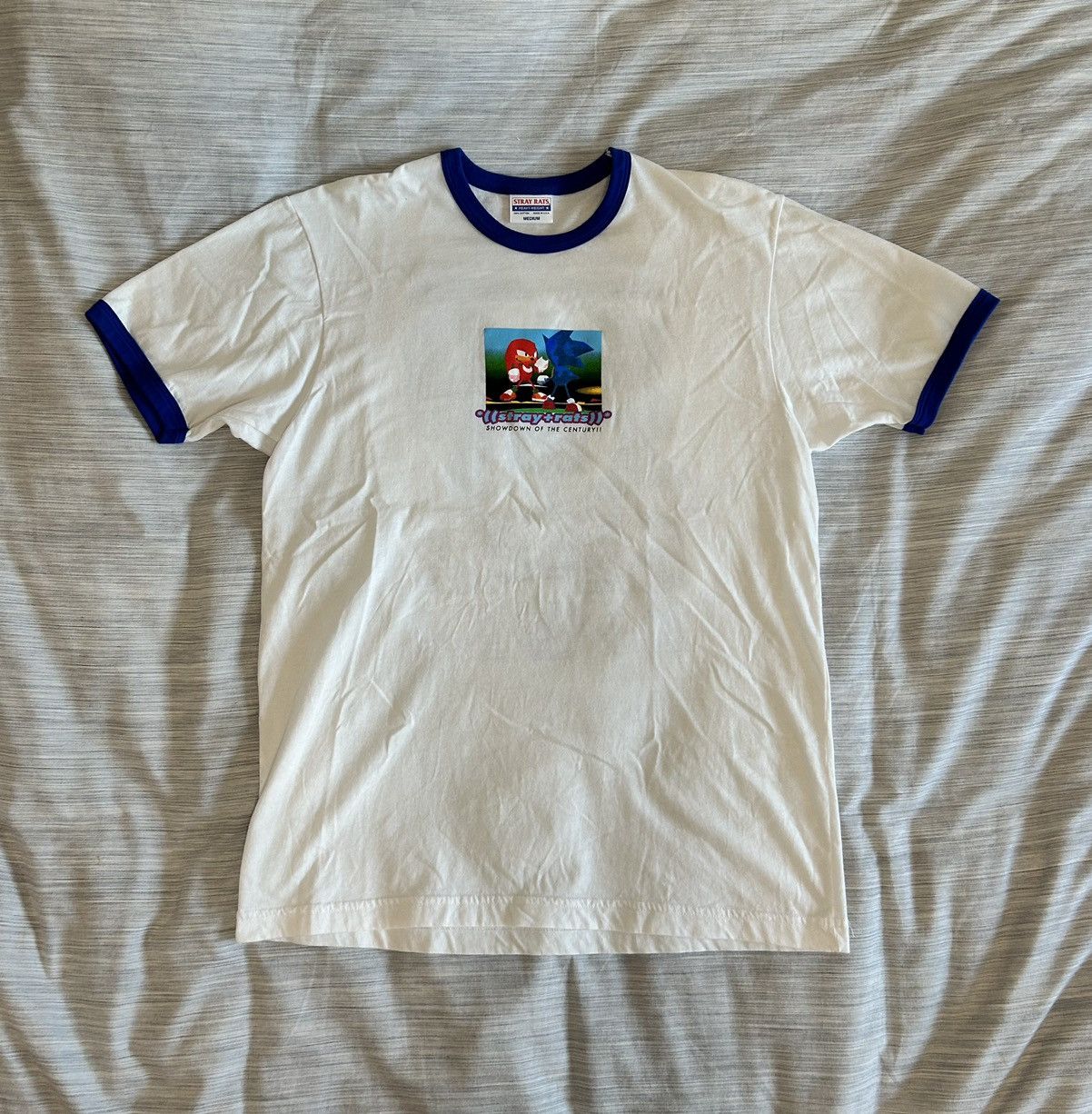 Stray Rats SEGA SONIC THE HEDGEHOG SHOWDOWN RINGER TEE | Grailed