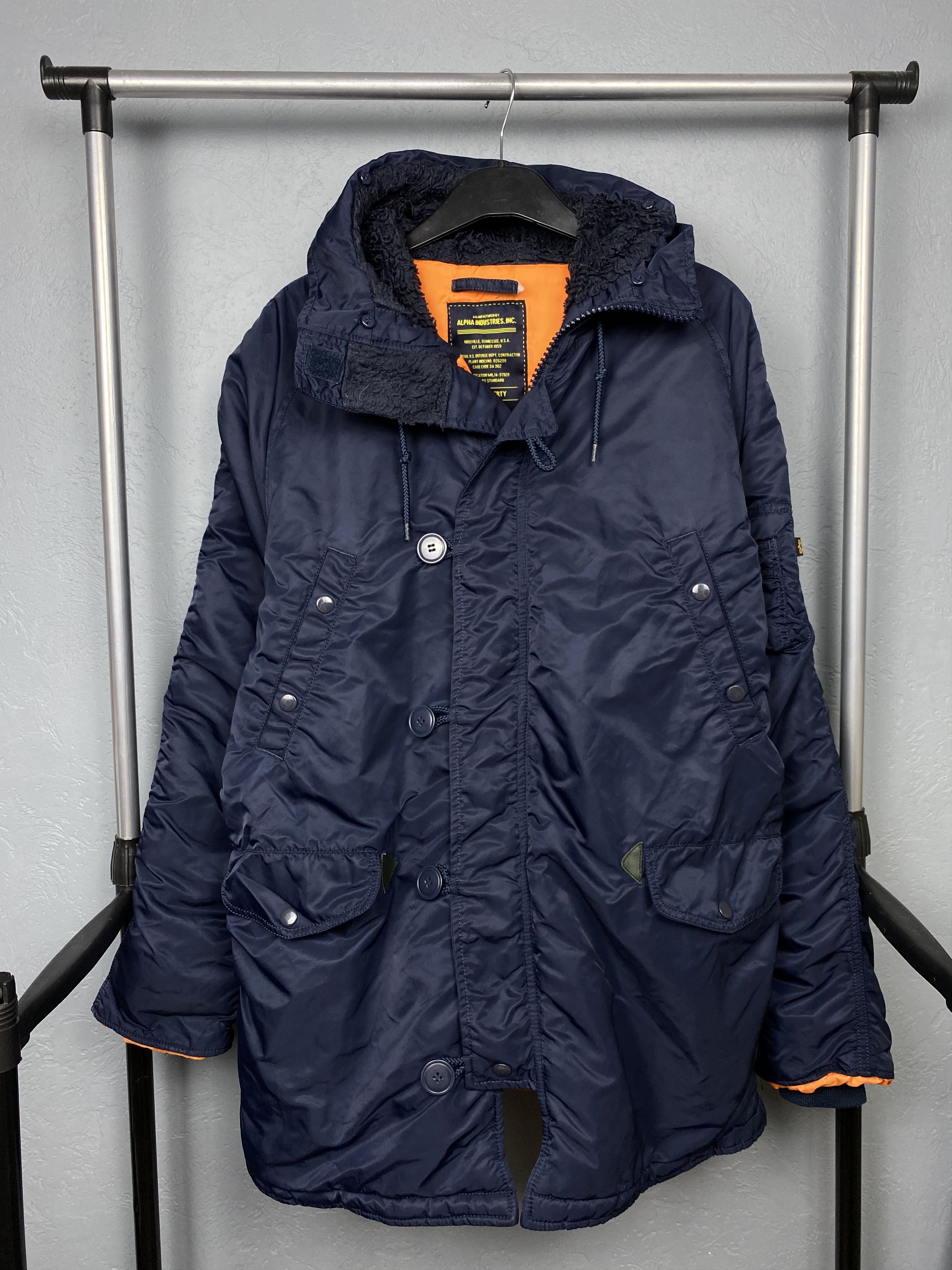 Alpha Industries × Vintage Alpha Industries N3B Vintage Mens Parka ...