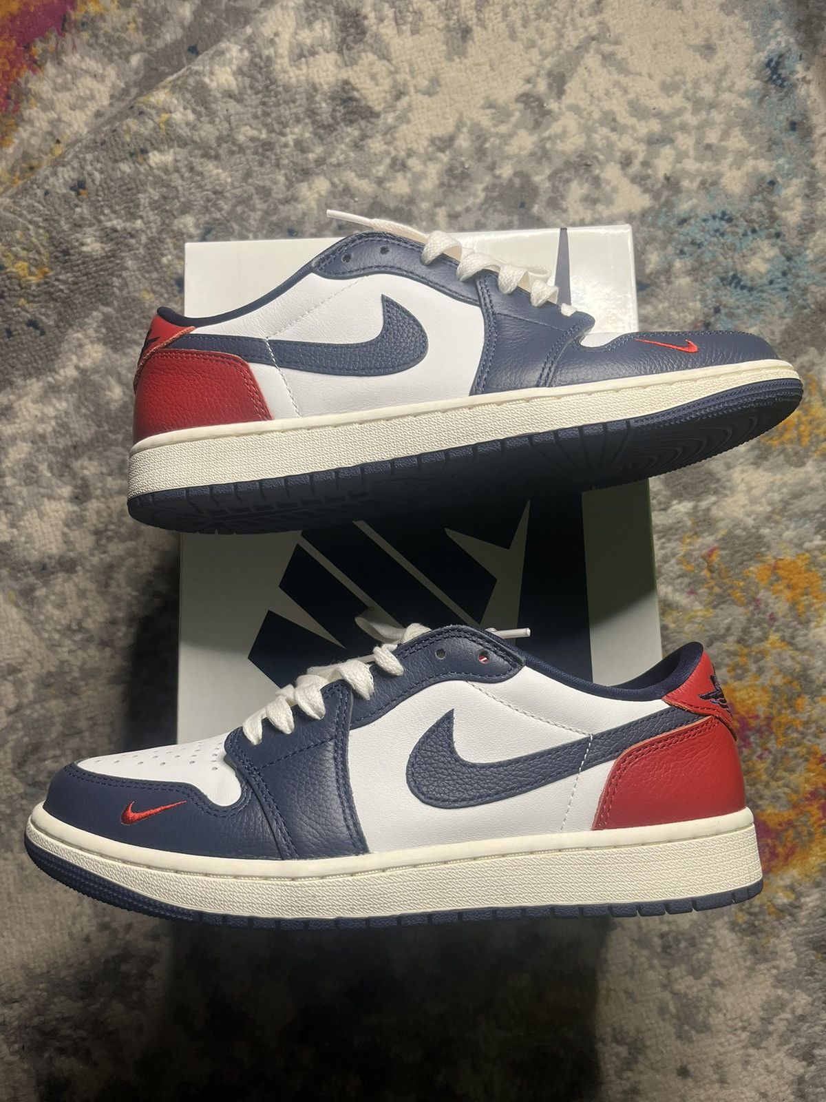 Jordan Brand × Nike Air Jordan Retro 1 low Howard University size 9 ...