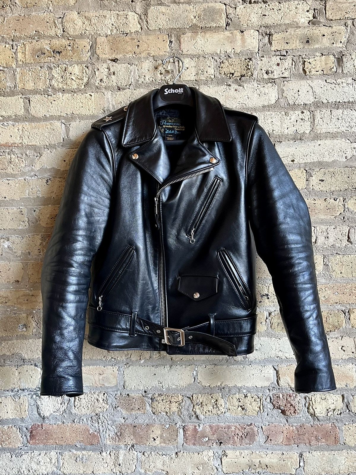Schott Schott Perfecto 613sh Horsehide Leather Biker Jacket | Grailed Schott Schott Perfecto 613sh Horsehide Leather Biker Jacket | Grailed