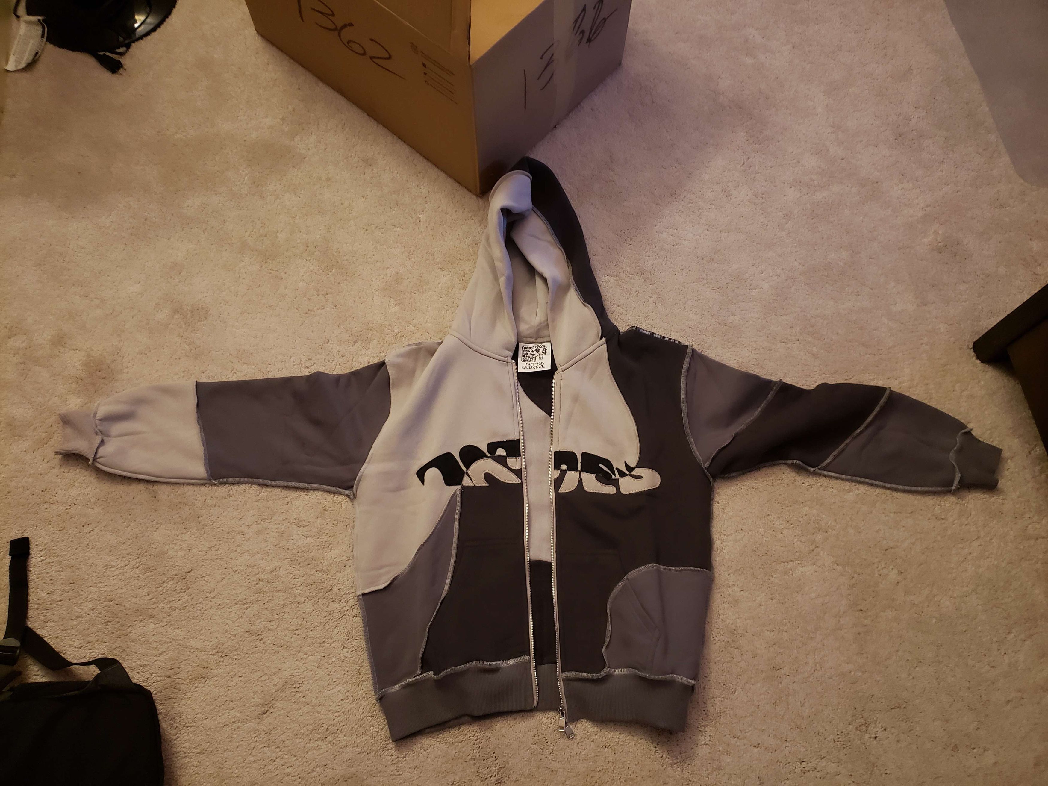 Streetwear NAMED Collective TECTONIC Zip Hoodie (Night) | Grailed