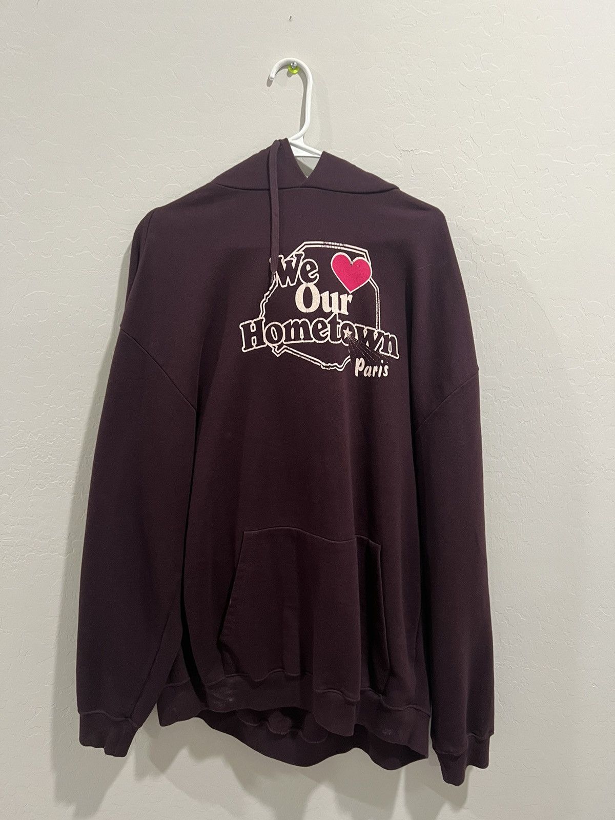 Vetements SS18 WE LOVE OUR HOMETOWN HOODID | Grailed