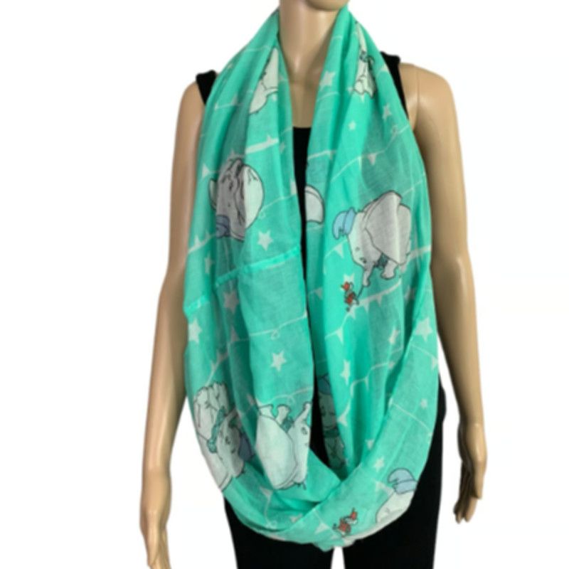 Disney Disney Dumbo Infinity Scarf Elephant Seafoam Green 68” | Grailed