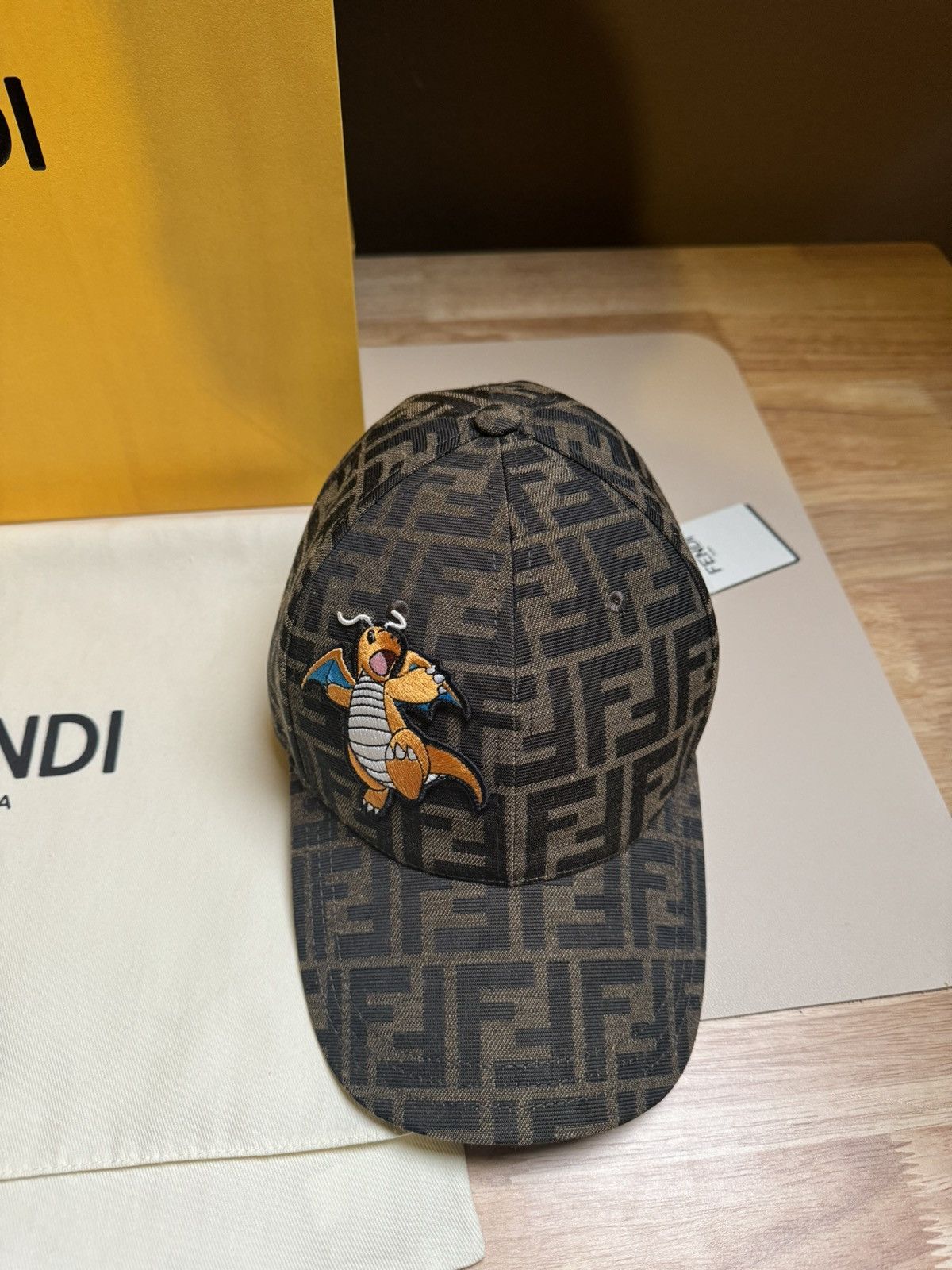 Fendi × Pokemon FENDI x FRGMT x POKÉMON Dragonite Hat (Limited Rare ...