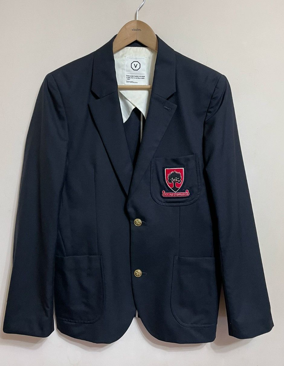 Visvim Visvim Ivy Insignia Gold Buckle Wool Blazer | Grailed