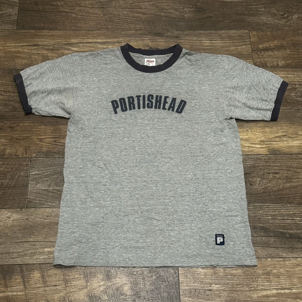 Anvil × Band Tees × Vintage Anvil 90’s Portishead Ringer Band Tee | Grailed