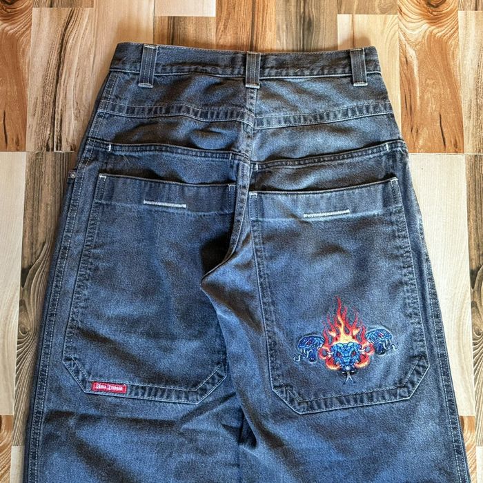 Vintage RARE ! Crazy Vintage 90s Jnco Triple Snake Head Flames Jeans ...