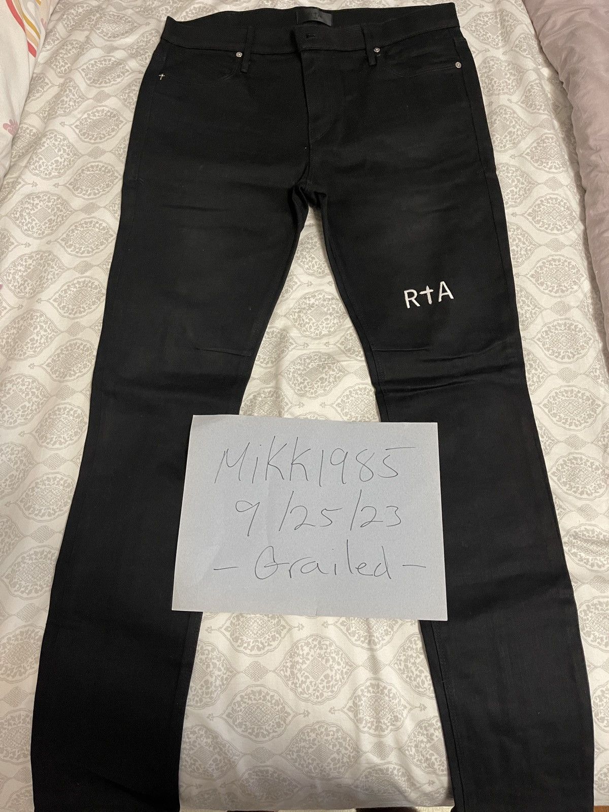 Rta RtA Denim Moto Jeans | Grailed