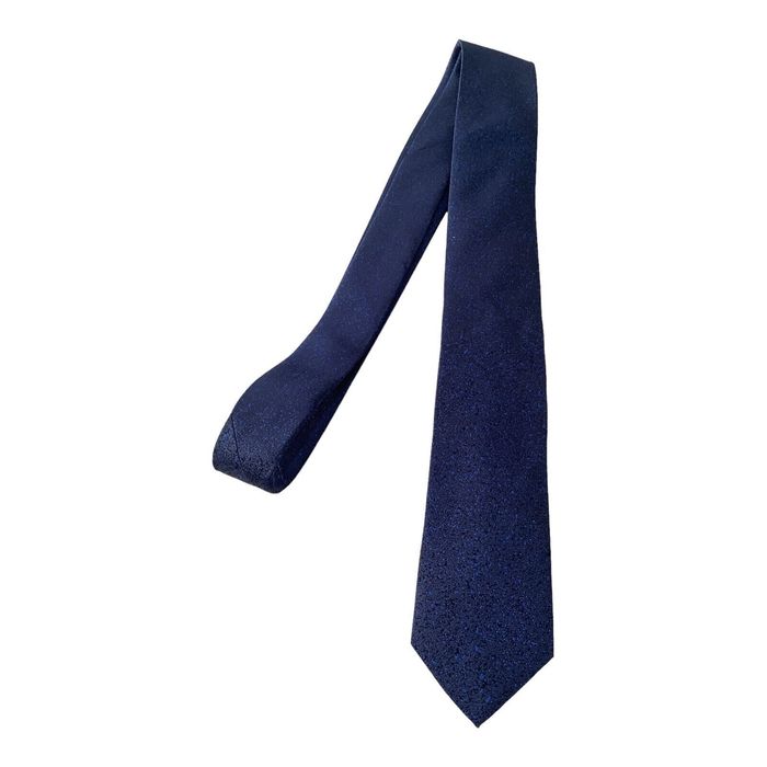 Hugo Boss BOSS HUGO BOSS Red Tag Blue Art Print Silk Tie Made In Italy ...