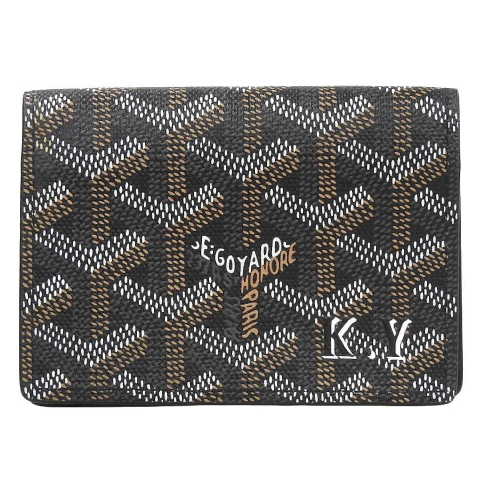 Goyard Goyard GO YARD Malsherbe Card Case Business Holder Black Brown ...