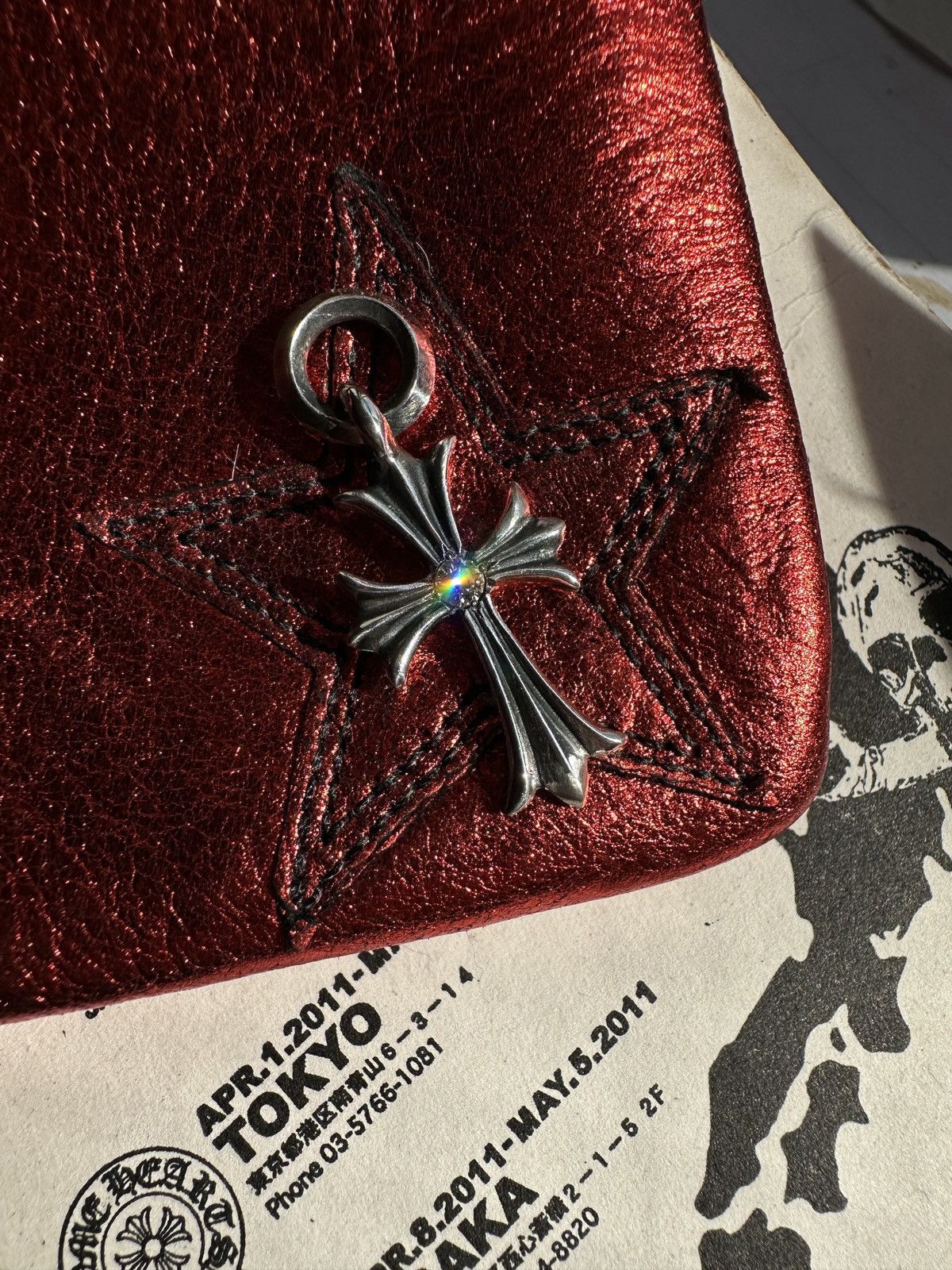 Chrome Hearts 💎RARE💎 Chrome Hearts Diamond Tiny Cross Pendant | Grailed