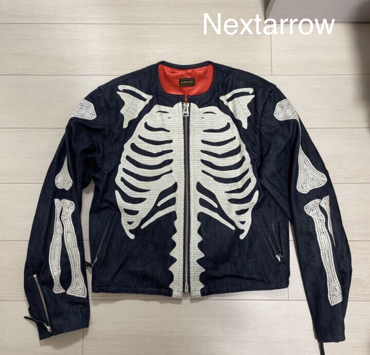 Kapital Kapital Kountry Bone Denim Biker Jacket Jacket | Grailed