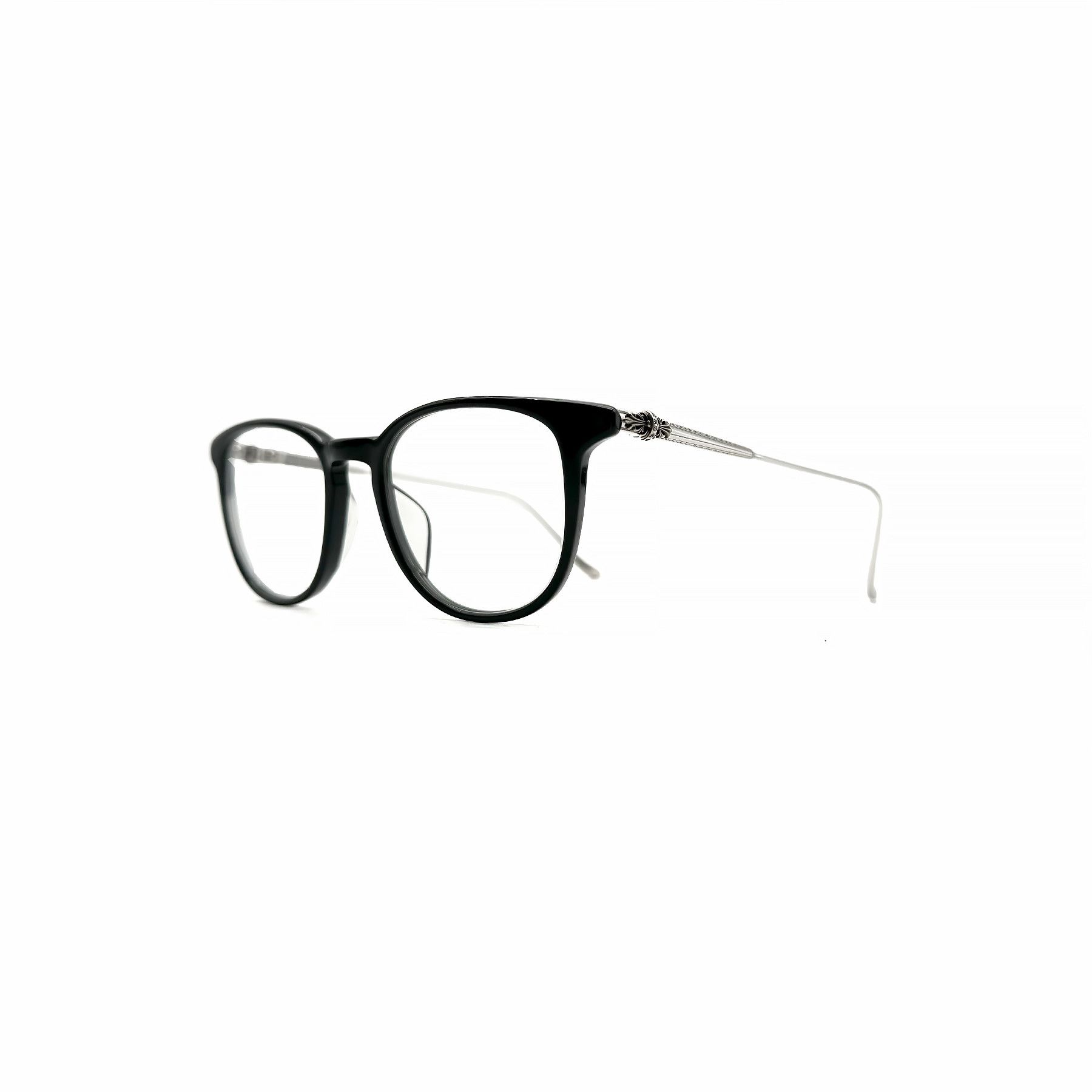 Chrome Hearts Chrome Hearts PLUCK BK Cross Glasses Frame | Grailed