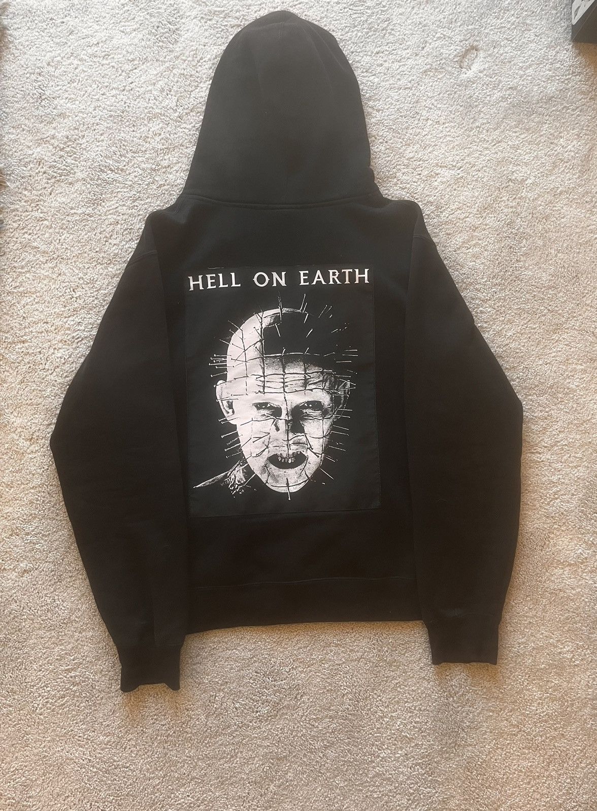 Supreme Hellraiser Pinhead Zip Up Hooded Sweatshirt | Grailed