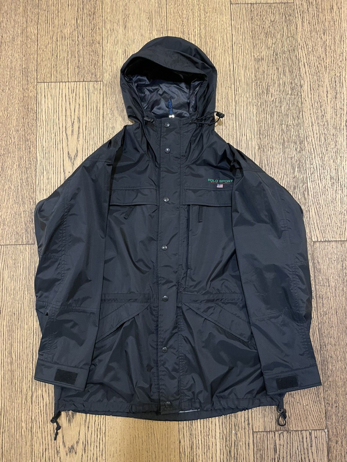 Polo Ralph Lauren × Ralph Lauren Polo Sport Nylon Rain Resistant Jacket ...