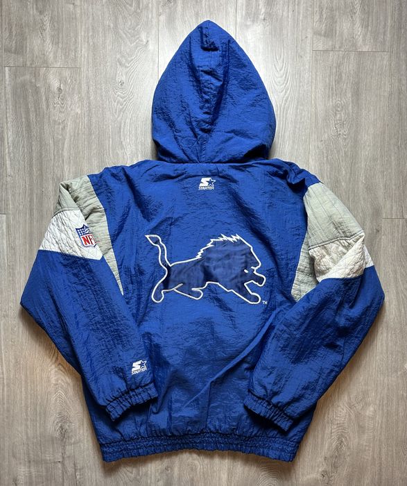 Vintage Rare Vintage 90s Detroit Lions Full Zip Starter Jacket | Grailed