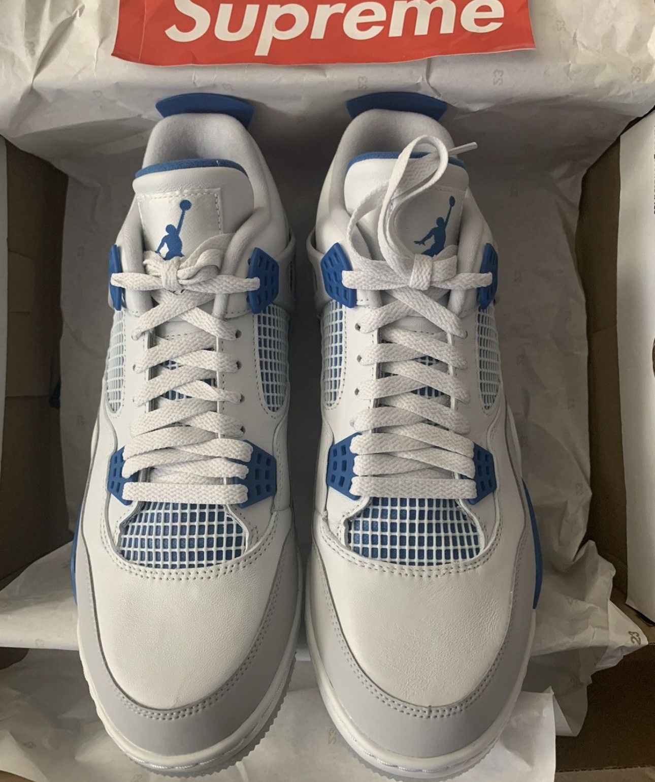 Nike Jordan Retro 4 GOLF Military Blue | Grailed