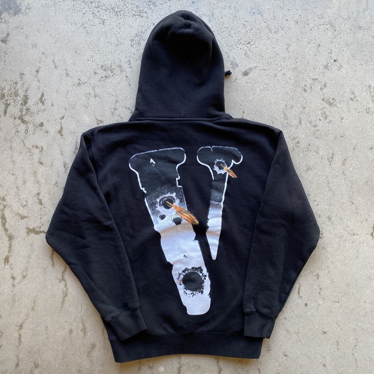 Vlone Vlone x pop smoke hawk em woo hoodie | Grailed