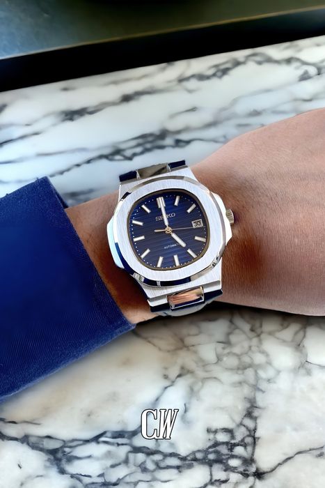 Seiko Seiko luxury custom “nautilus” watch | Grailed