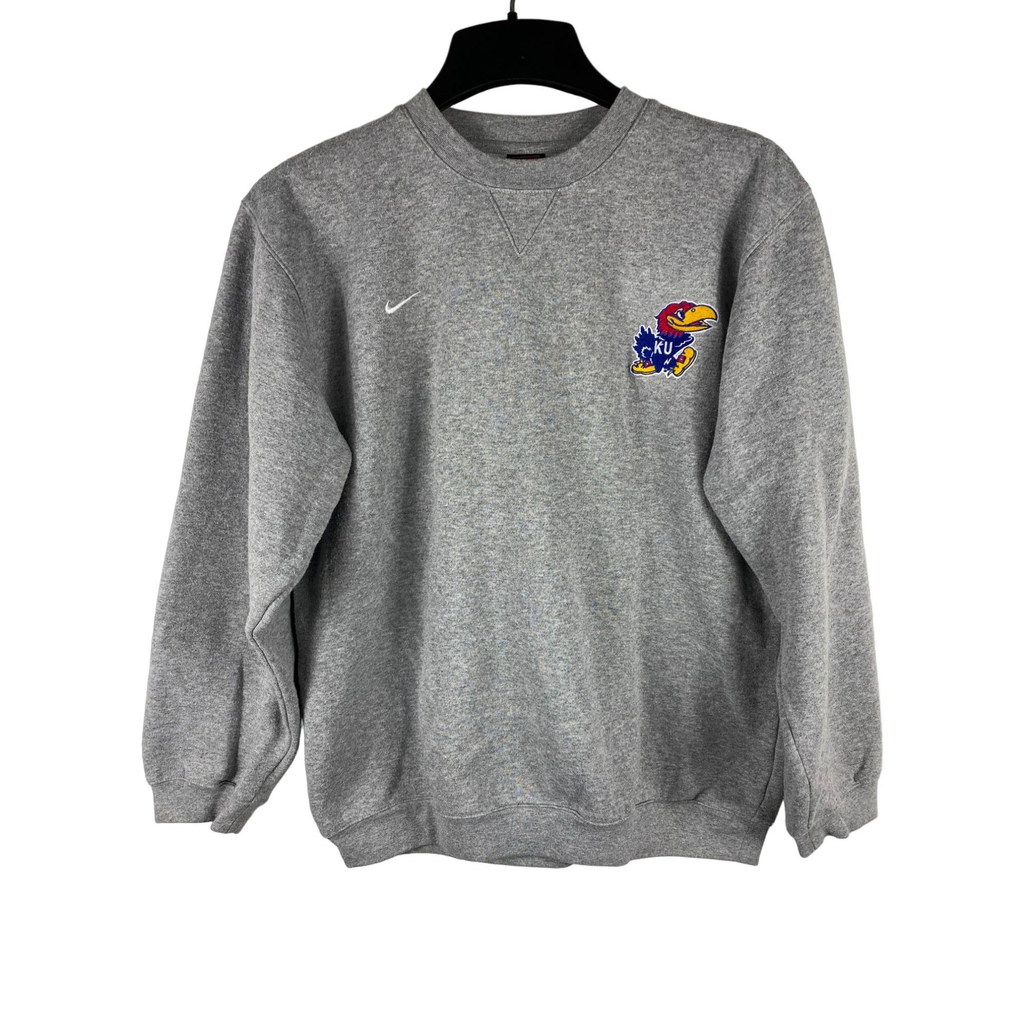 Nike Vintage Nike Embroidered Swoosh & Kansas Jayhawks Sweater Gr | Grailed