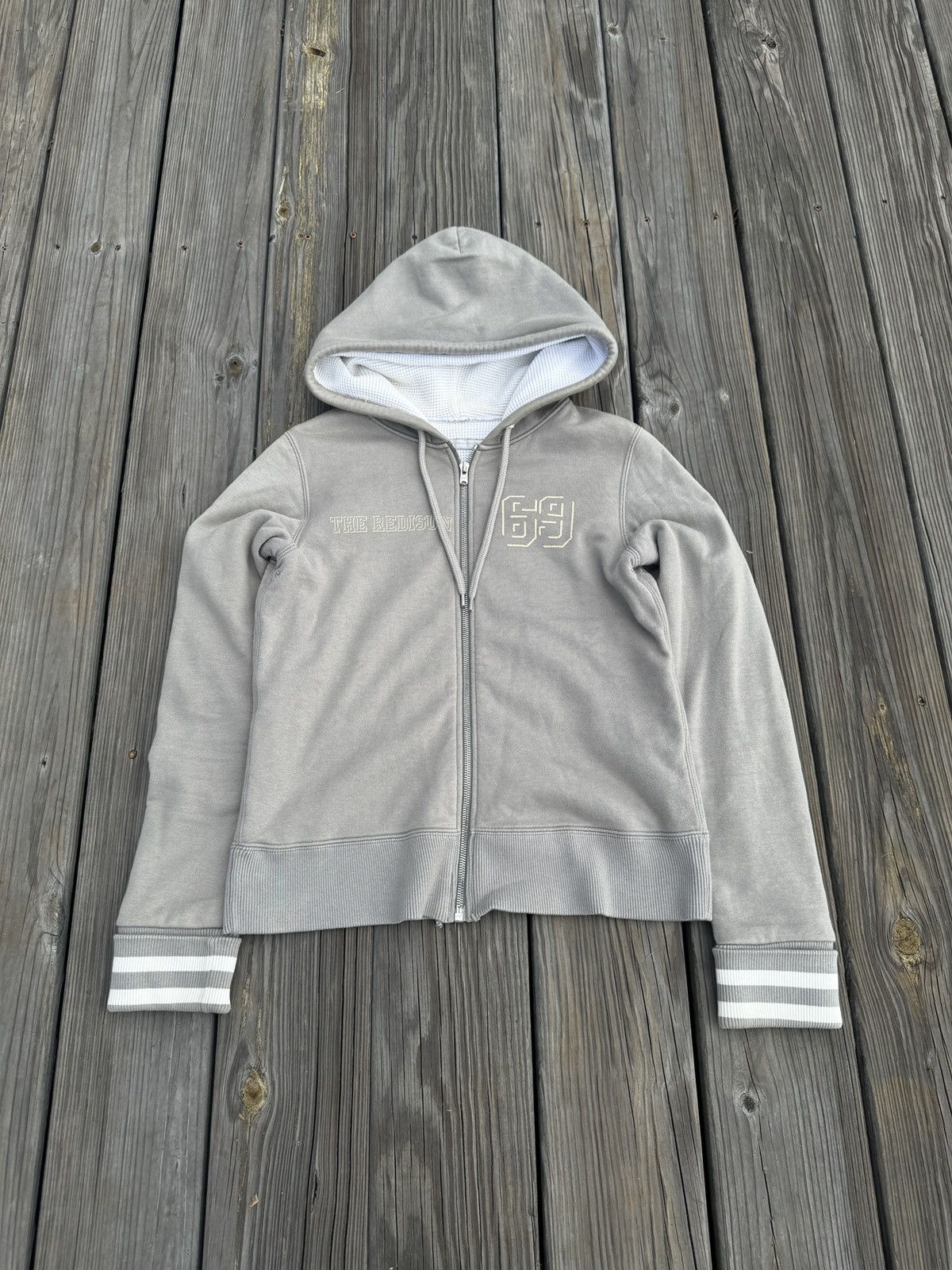 Number (N)ine Number Nine Thermal Zip Hoodie | Grailed