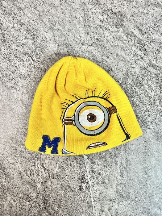 Humor Y2K Minions Absurd humor overprint cartoon movie beanie hat | Grailed